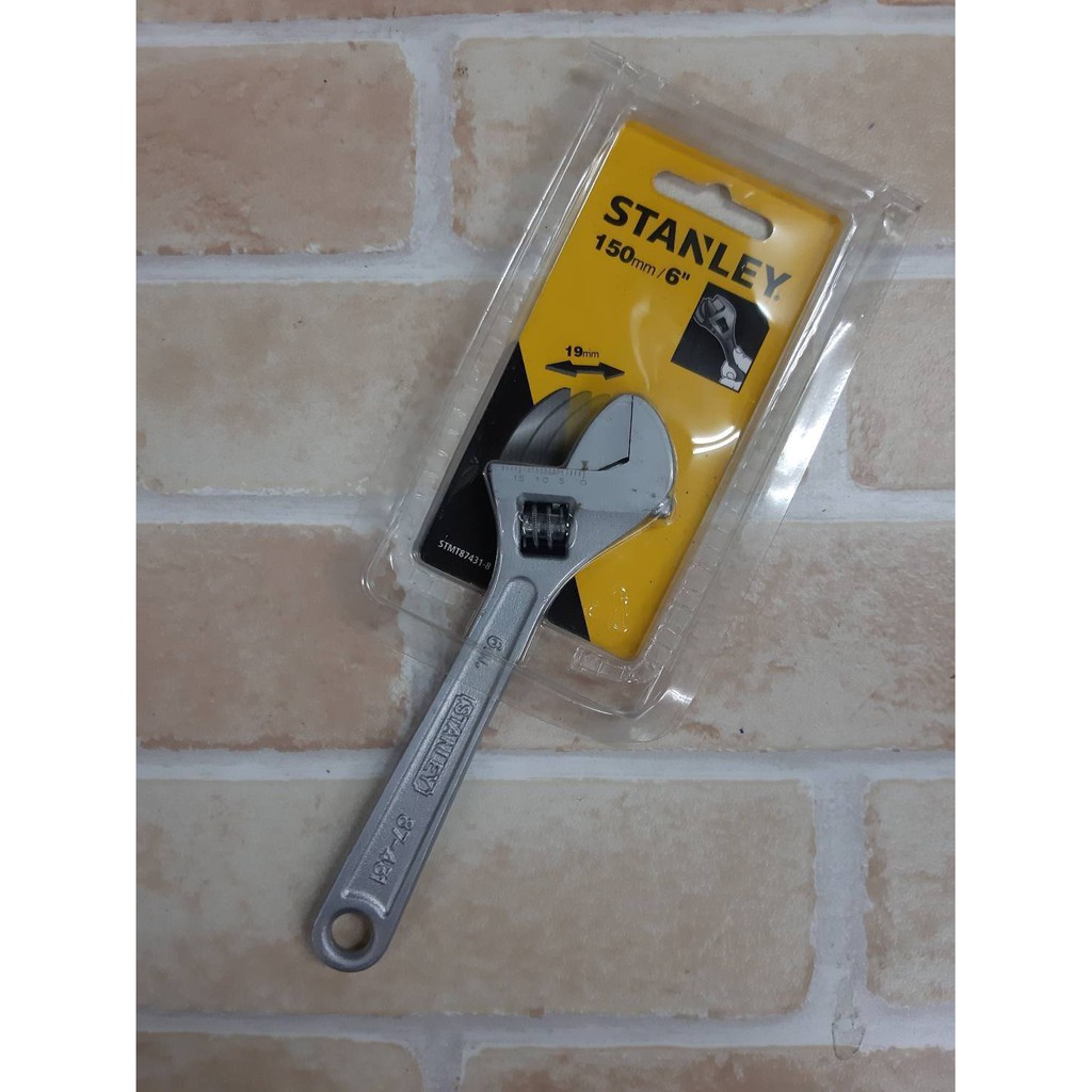 STANLEY Adjustable Wrench America Standard Available In 4 Sizes (Click ...
