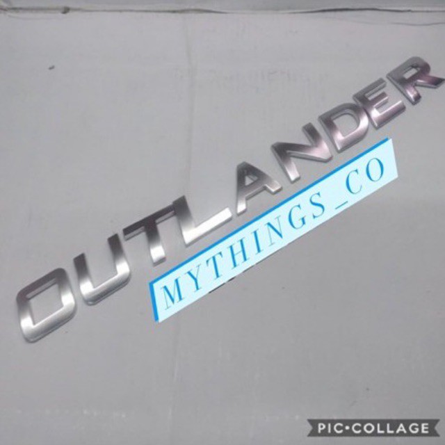 MESIN Outlander hood emblem engine hood emblem | Shopee Philippines
