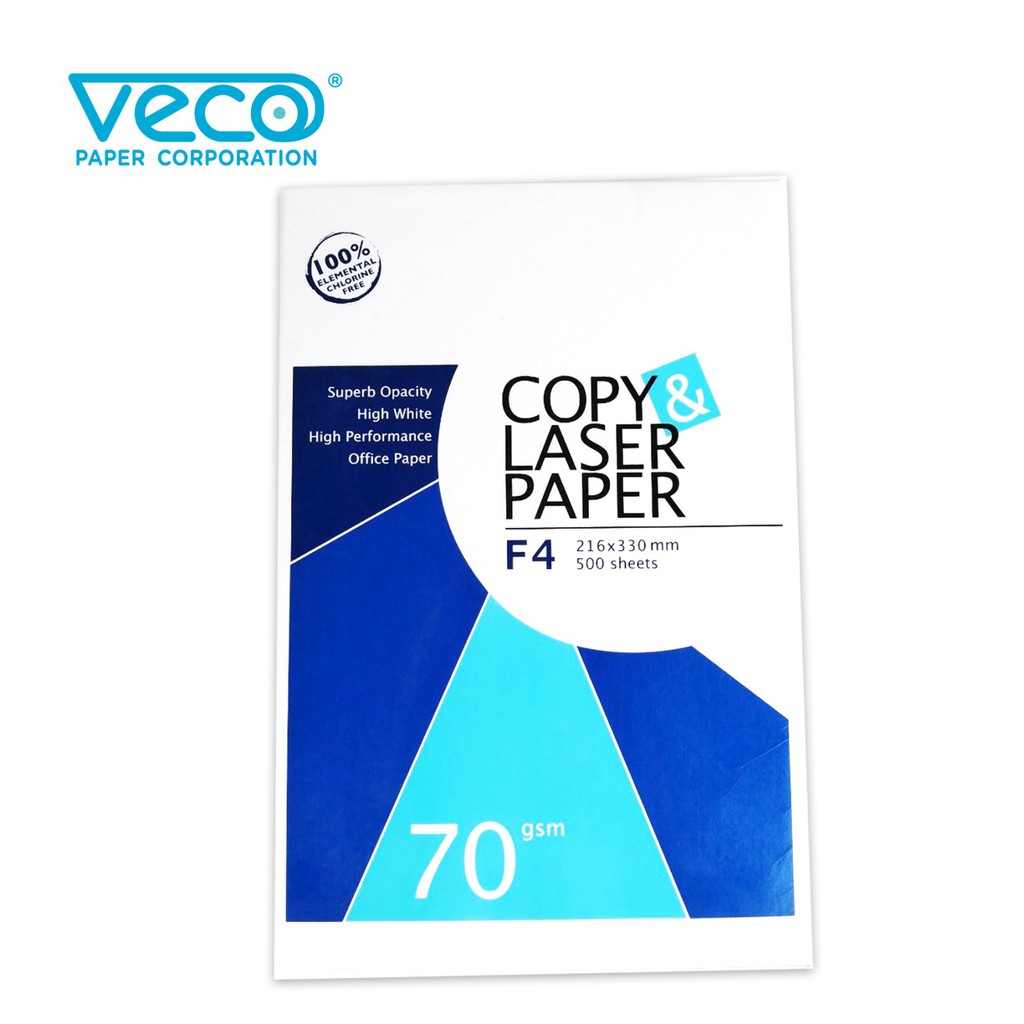 Veco Copy & Laser 70gsm Long 8.5x13in Copy Paper | Shopee Philippines