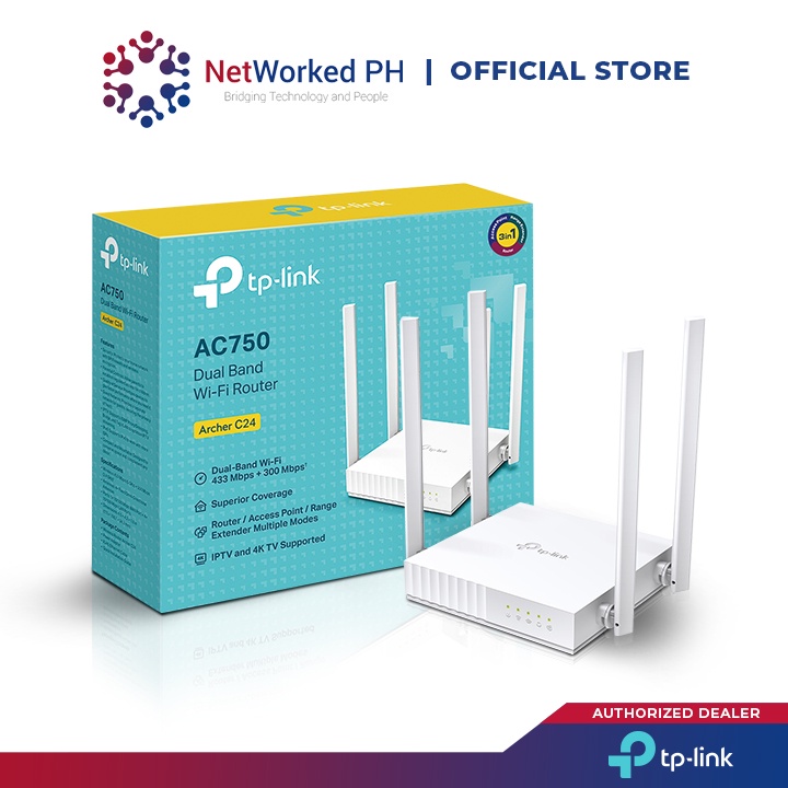 TP-Link Archer C24 AC750 Dual-Band Wi-Fi Router | Shopee Philippines