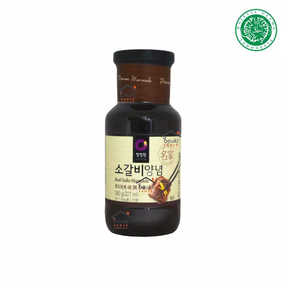 Small Bottle Of Daesang Cuisine Beef Galbi Marinade Typical Korea ...