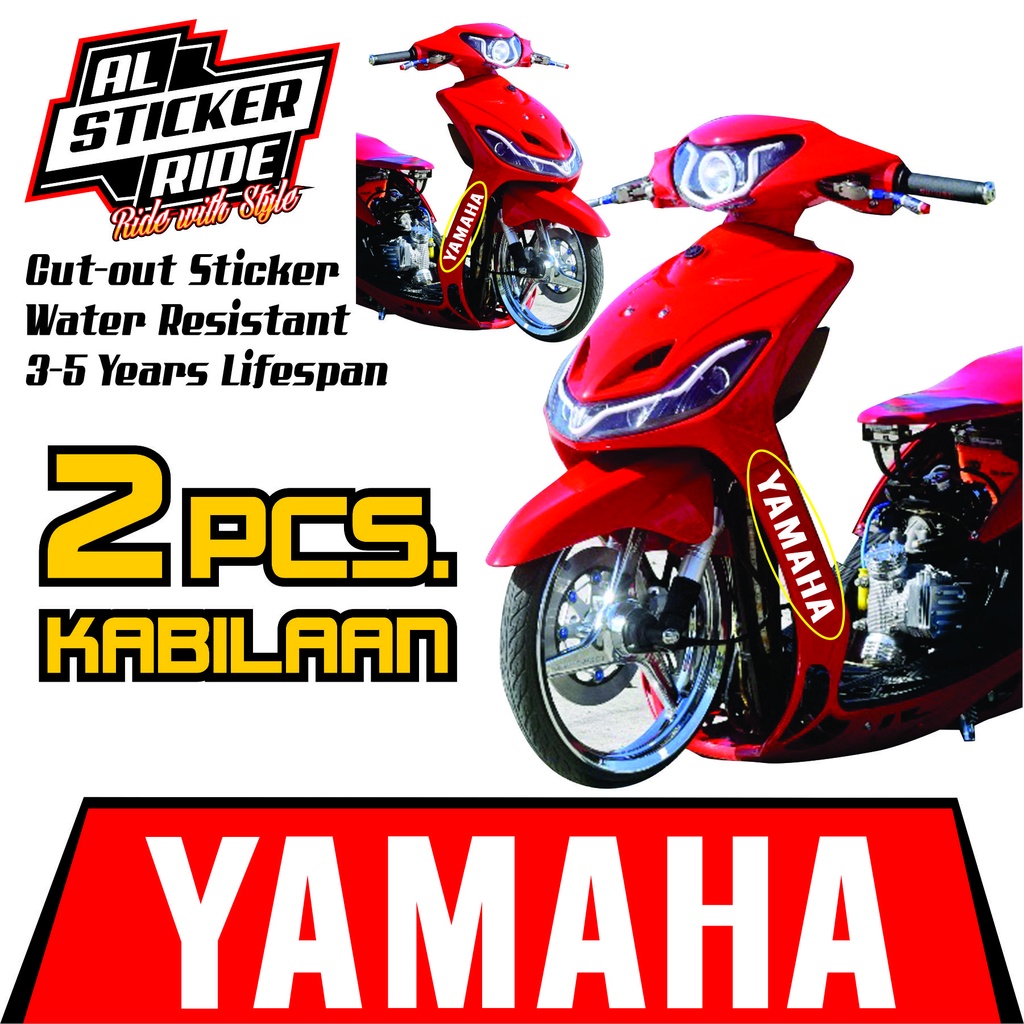 YAMAHA Water Resistant MOTORCYCLE Vinyl Sticker | Shopee Philippines
