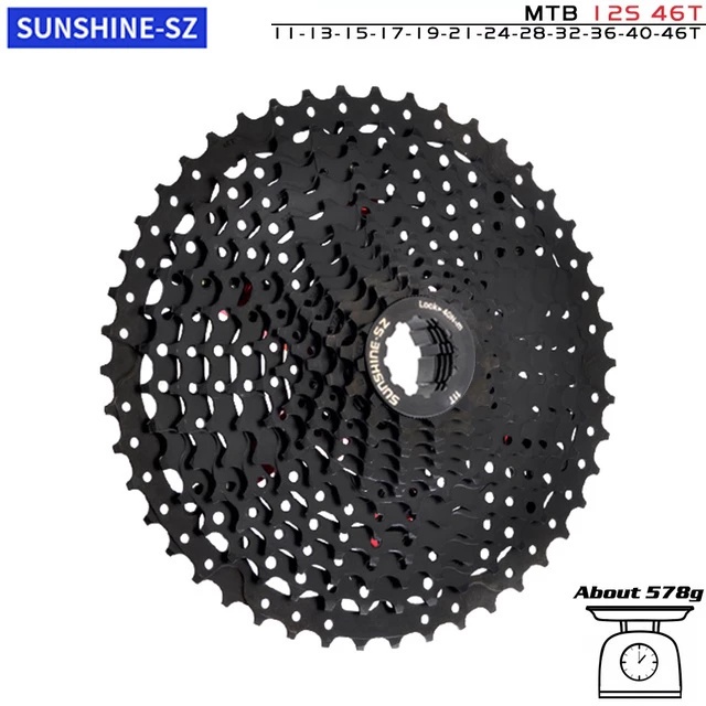 SUNSHINE 8 9 10 11 12 Speed Cogs MTB Mountain Bike Road Bike Cassette ...