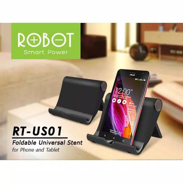 Robot RT-US01 FOLDABLE UNIVERSAL TABLE STAND PHONE HOLDER HP HANDPHONE ...
