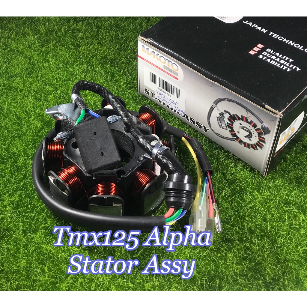 TMX125 Alpha Stator Assy "Makoto - Silver" (TMX 125) | Shopee Philippines