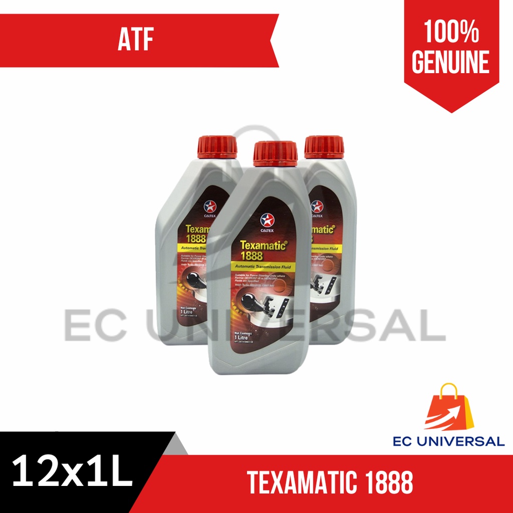 Caltex ATF Transmission Fluid Texamatic 1888 12L (12x1L) Liters Box ...