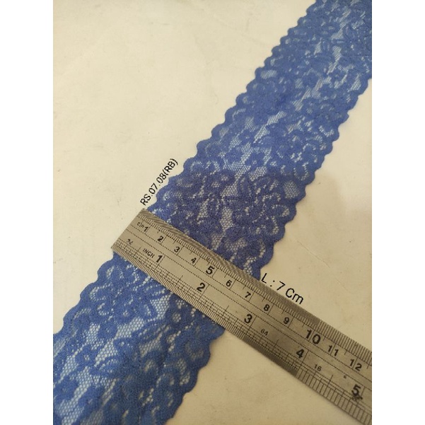 7cm Wide stretch Lace (Price per yard) | Shopee Philippines
