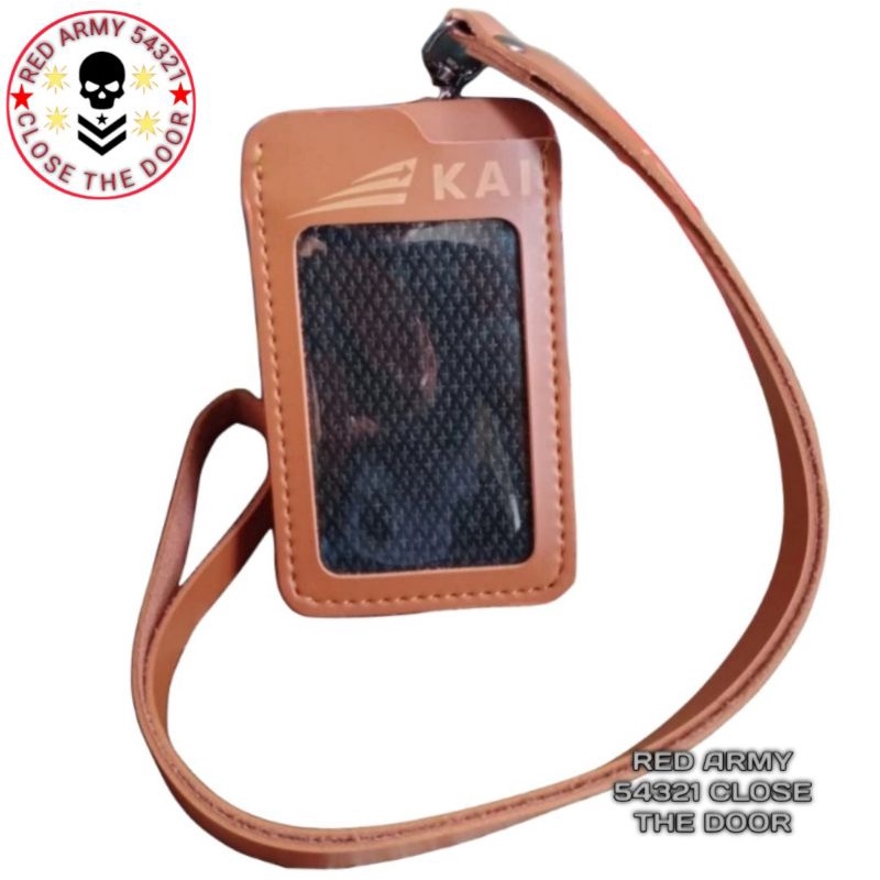 ID Card Holder - KAI TRAIN INDONESIA Logo Nametag Lanyard Strap ...