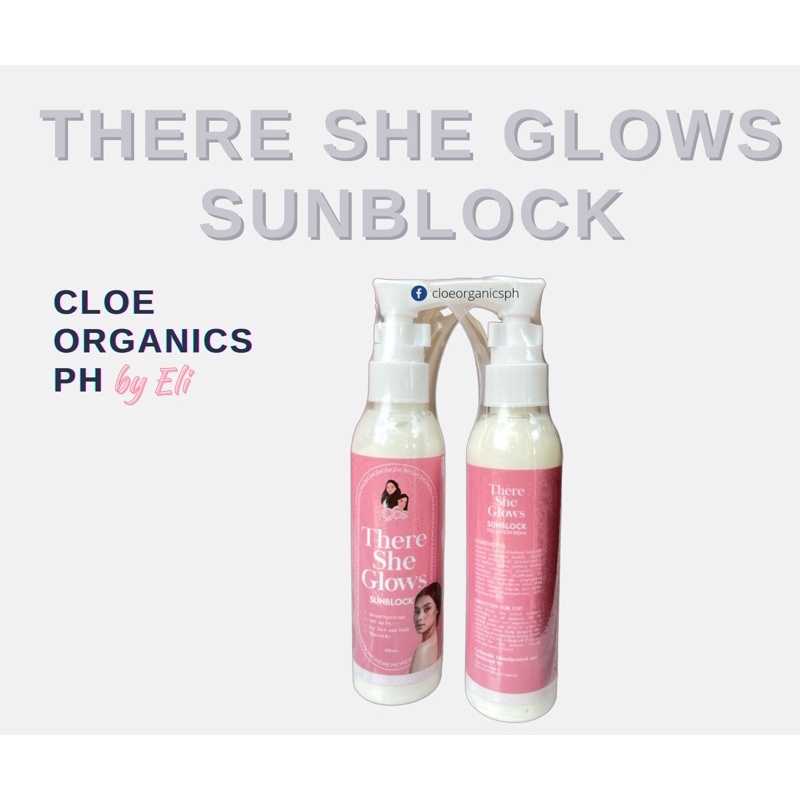 There She Glows Sunblock with FREEBIES | Shopee Philippines
