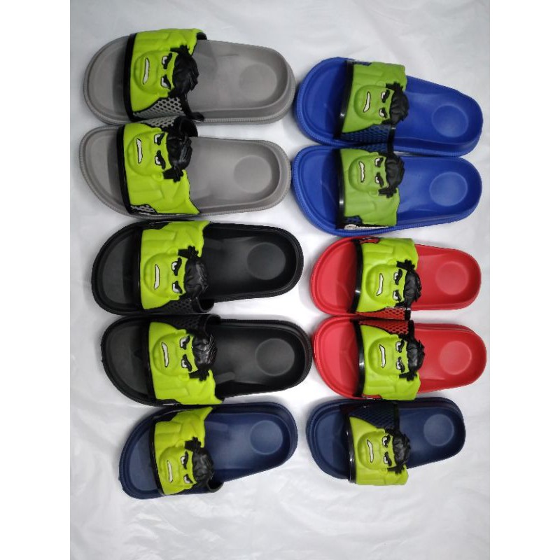 hulk character sandals/slipper (small) | Shopee Philippines