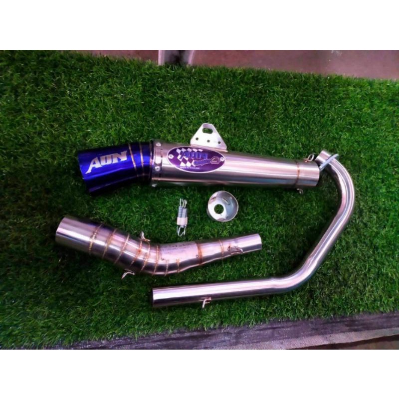 AUN PIPE REPLICA RAIDER 150 FI OPEN PIPE STAINLESS | Shopee Philippines