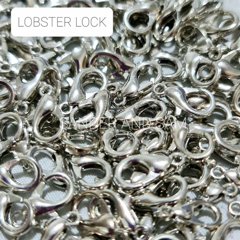 Lobster Lock for DIY Jewelry and Charms Accessories Ornaments | Shopee ...