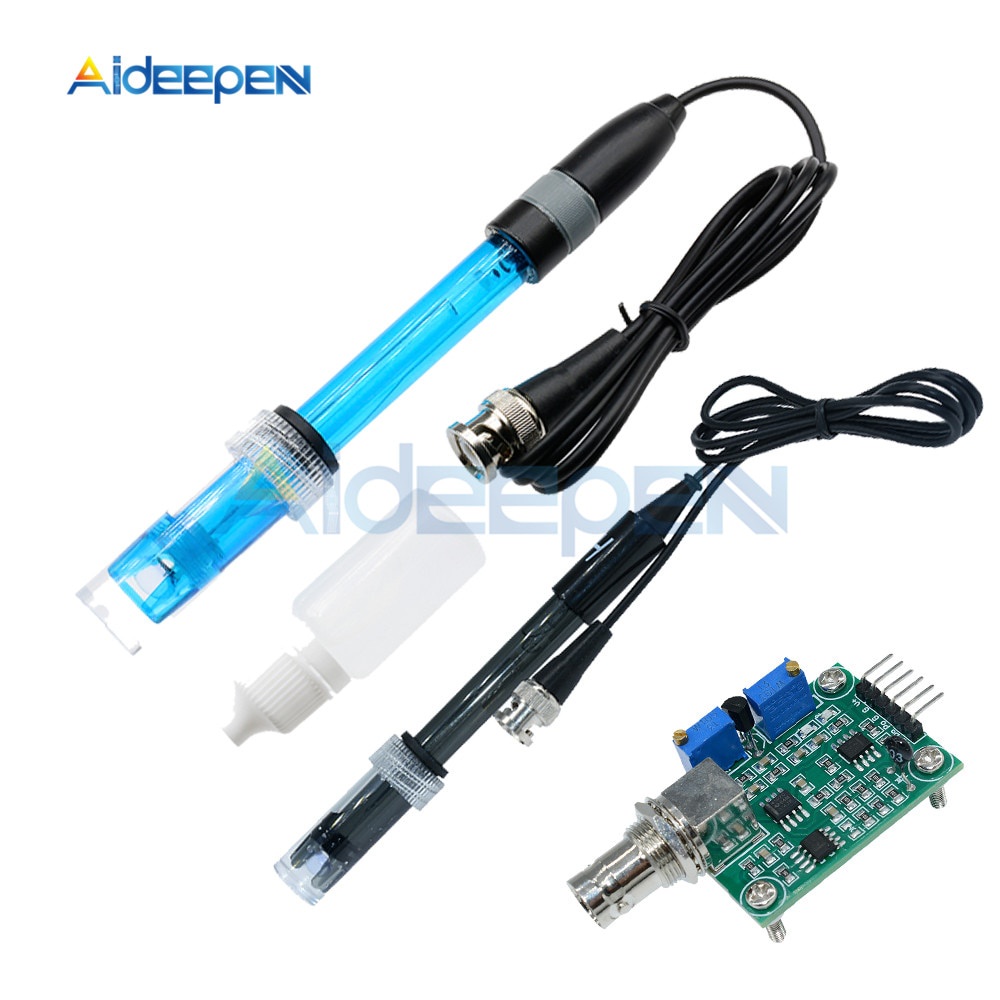 Liquid Ph 0 14 Value Detection Regulator Sensor Module Monitoring Control Board Meter Tester
