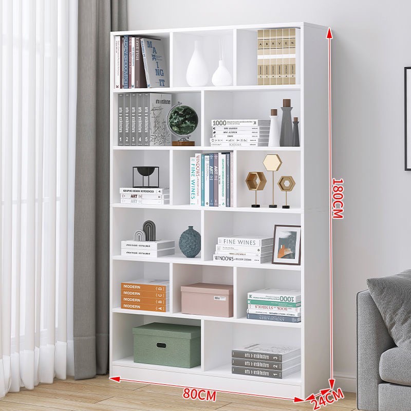 Chole Simple Modern Bookshelf Students Bookcase Office Cabinet Book ...