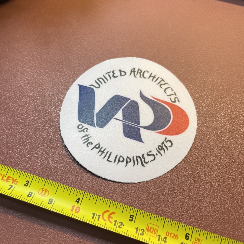 United Architects of the Philippines UAP laminated Vinyl Stickers ...