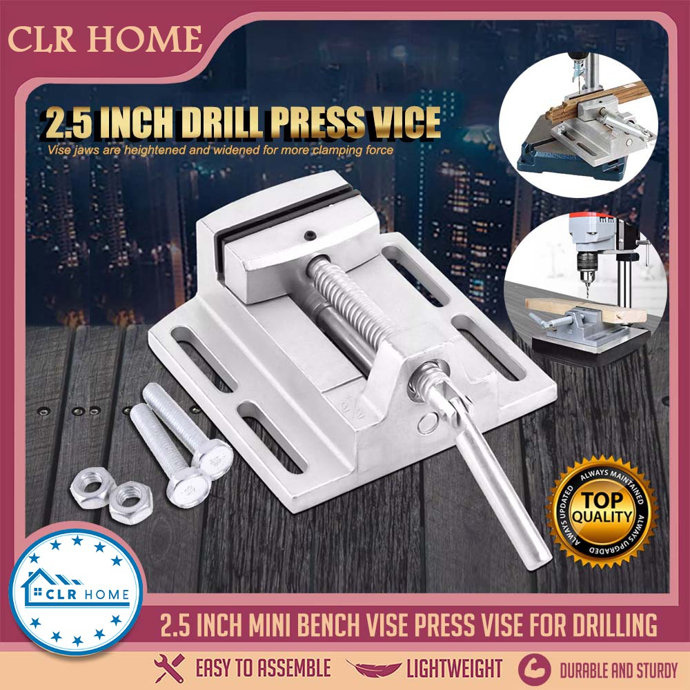 2.5 Inch Professional Heavy Duty Flat vise table clamp Drill Press Milling Machine Clamping Tool ...