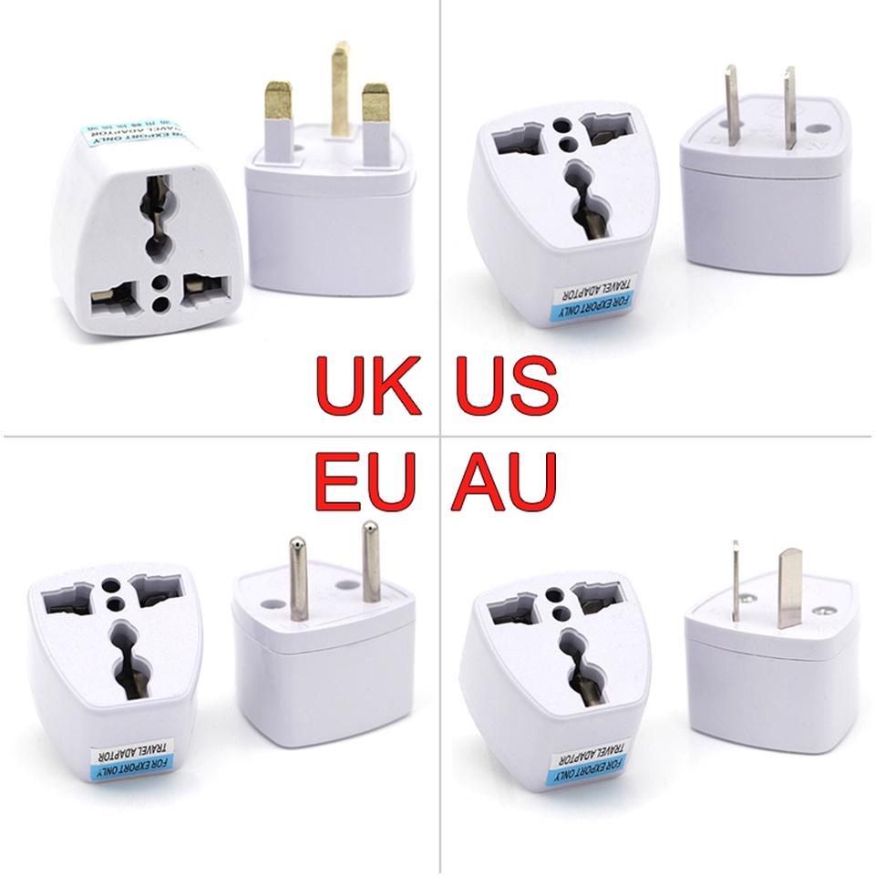 1PC Universal US UK AU To EU Plug USA To Euro Europe Travel Wall AC Power Charger Outlet Adapter ...