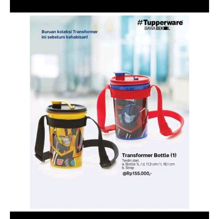 Tupperware transformer bottle / Tupperware transformer character ...
