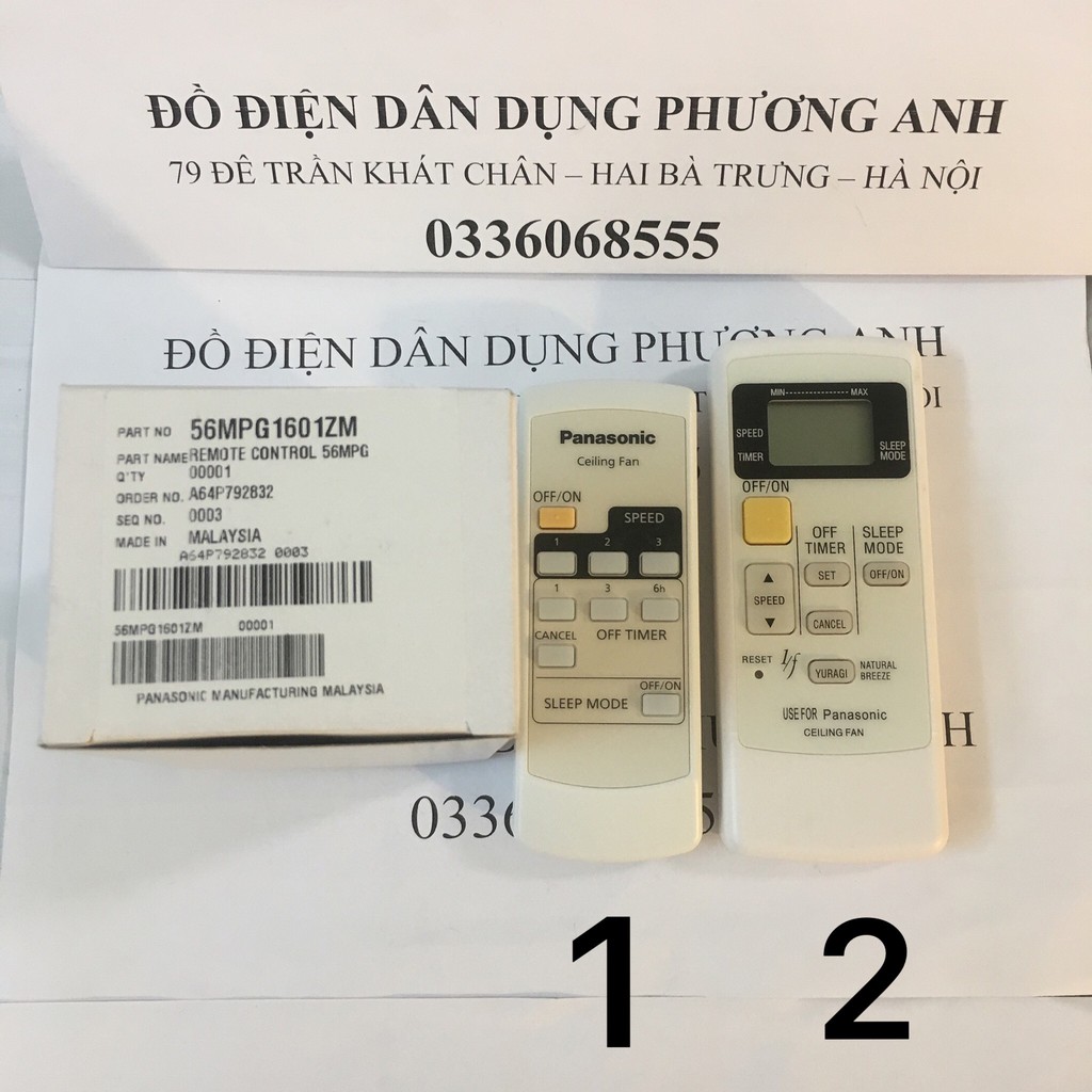 Genuine MALAYSIA PANASONIC CEILING FAN CONTROLLER | Shopee Philippines