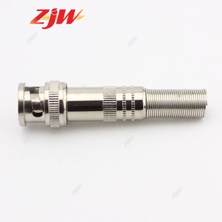 ZJW 5pcs BNC Connector (scew type) for Coaxial RG59 and RG6 Siamese ...