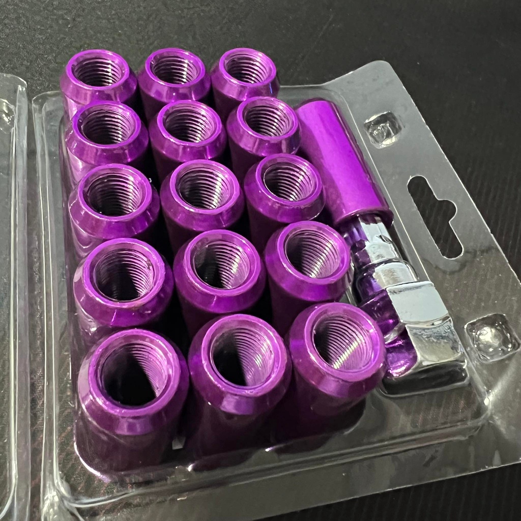 Racing Nuts Lugnuts 1.50 Lock Nut Car Wheel 16pcs M12 x 1.50 19mm for ...