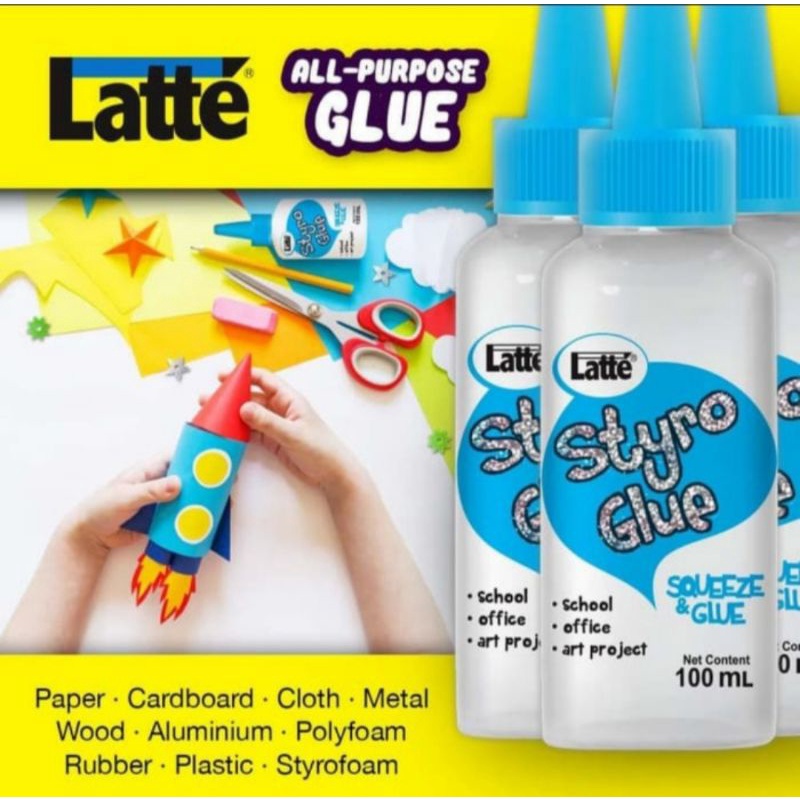 Styrofoam latte squeeze glue/styro glue 100ml | Shopee Philippines