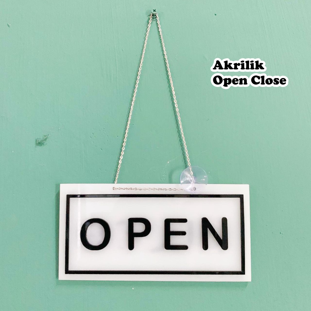 Acrylic Board Open Close Signage Acrylic Sign | Shopee Philippines