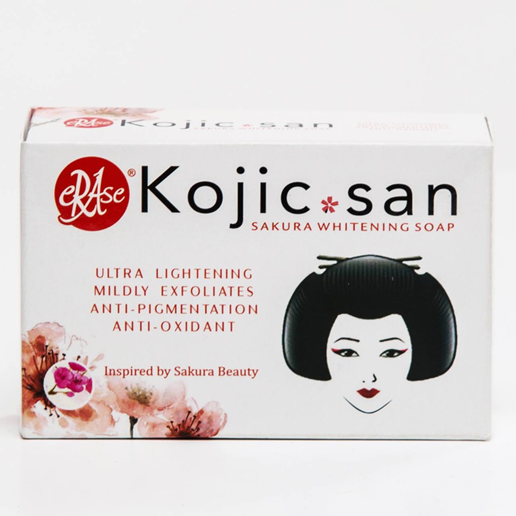 Erase Kojic San Sakura Whitening Soap | Shopee Philippines