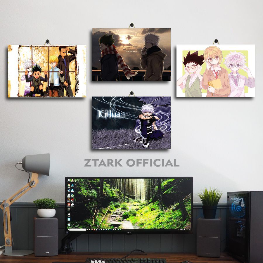 PALM HUNTER X HUNTER WOODEN ROOM DECORATION 20X30 7BMOD LVMSI CUSTOM ...
