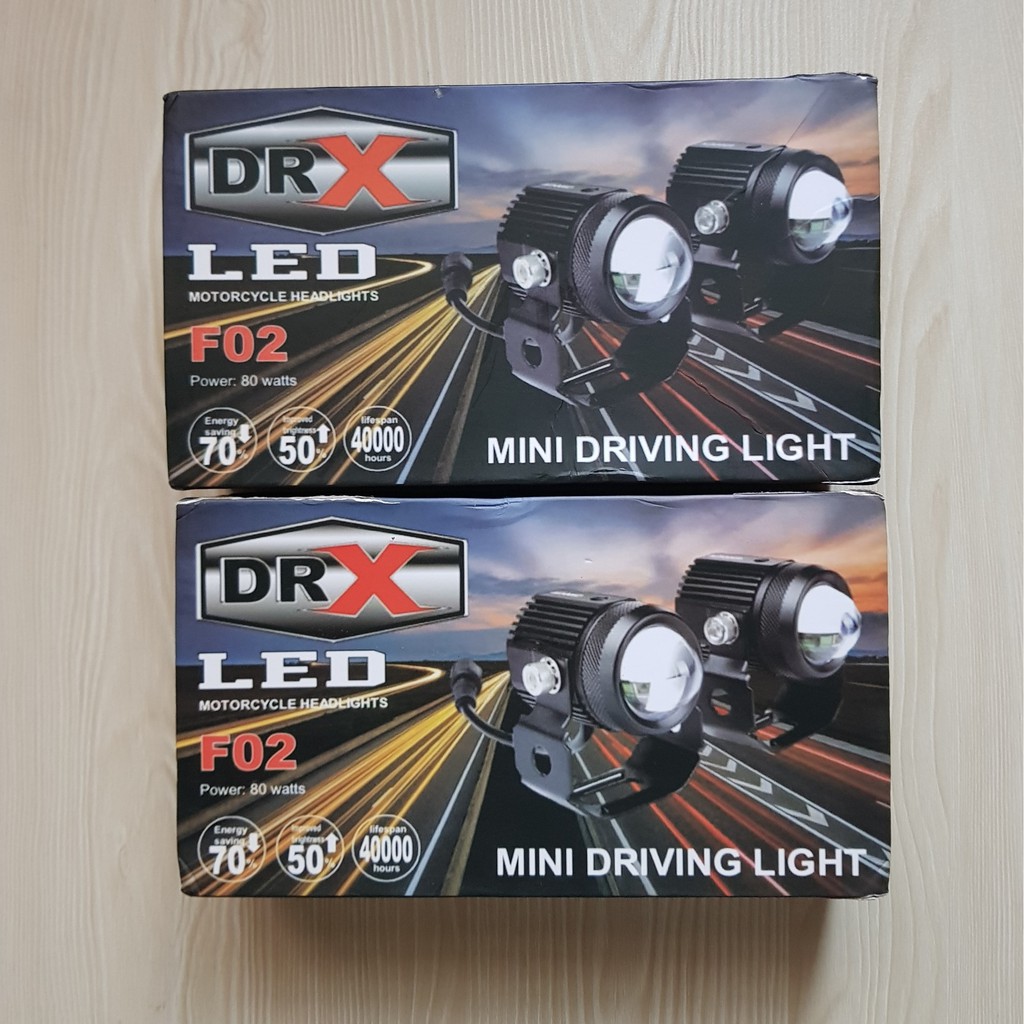 MINI DRIVING LIGHT v1 for motorcylce/scooter (1pair w/ ballast ...