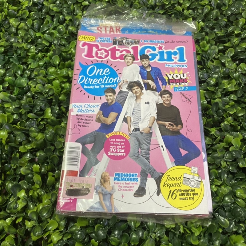 One Direction Total Girl Magazine Cover (March 2015) with Double Poster ...