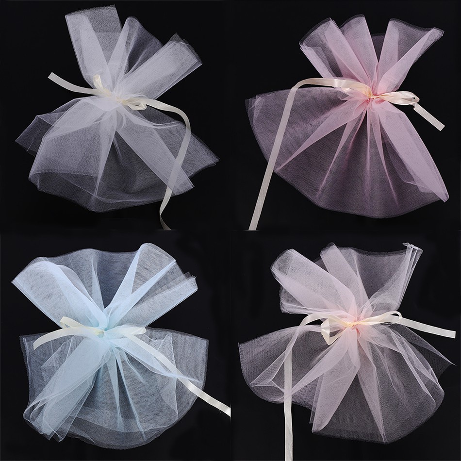 Wrapped Yarn Easy to USE Flowers Wrapping Tulle Gauze Mesh Hole Yarn ...
