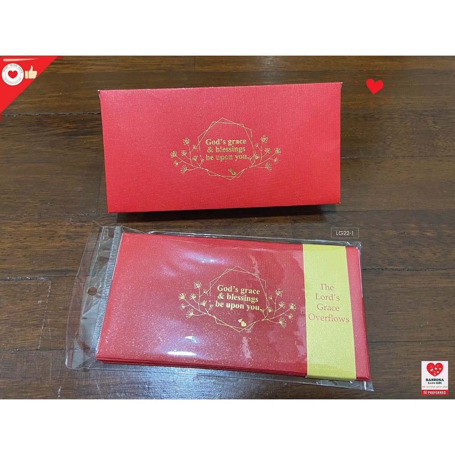 Beautiful Love Envelopes c/w Hot Stamping Gold Color - A pack of 10 pcs ...