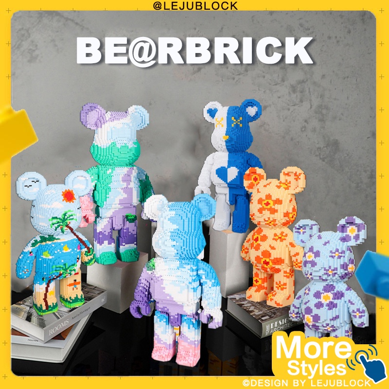 【LEJUBLOCK】Bearbrick building blocks moc toys decoration Valentine ...
