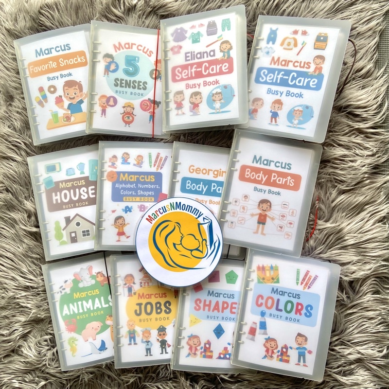 TRAVEL BUSY BOOKS / Activities for Kids Toddlers (A5 Size) | Shopee ...