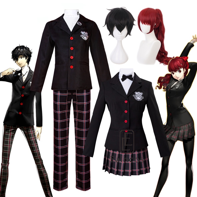 Persona 5 Kurusu Akira Joker Cosplay Costume Uniform Suits Yoshizawa ...
