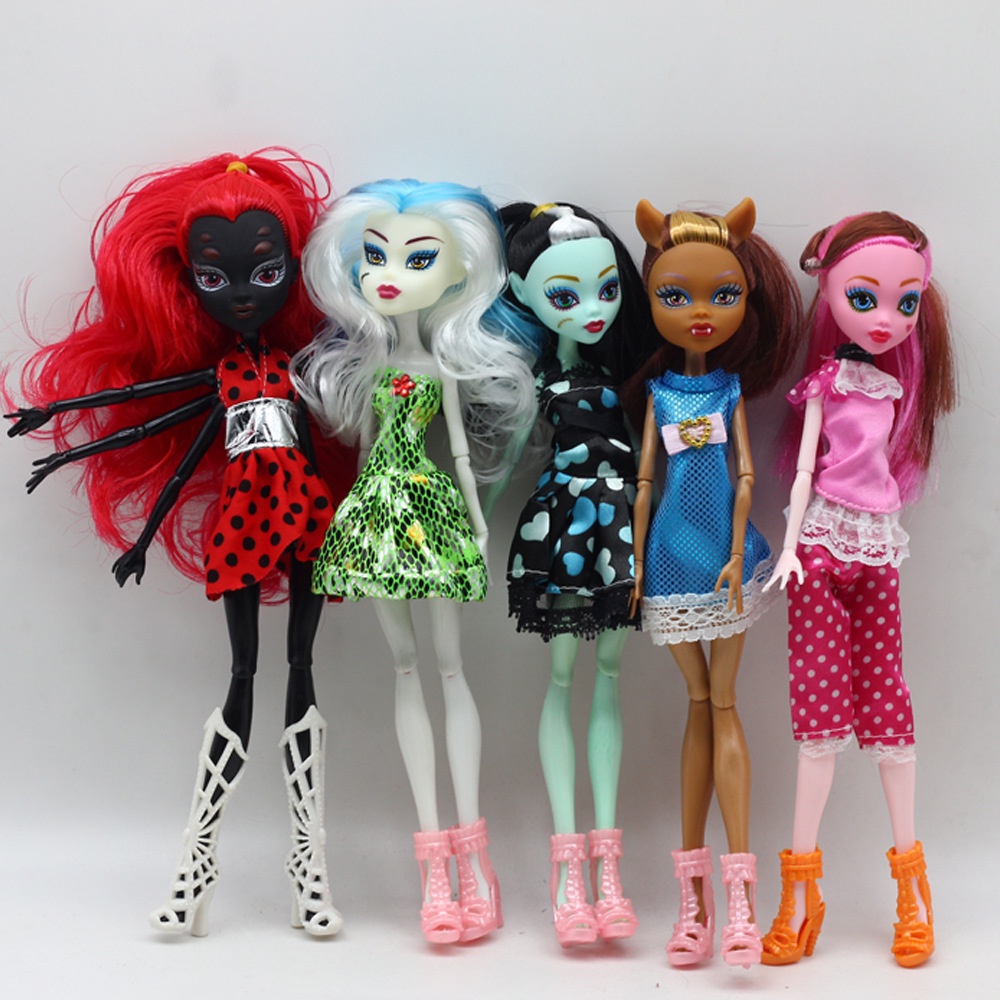 Monster High School BJD Doll Set And Dress Up 12 Joints 28cm | Shopee ...