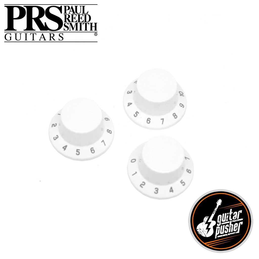 Prs Guitars Silver Sky Knob Set (White) Set Of 3 | Shopee Philippines
