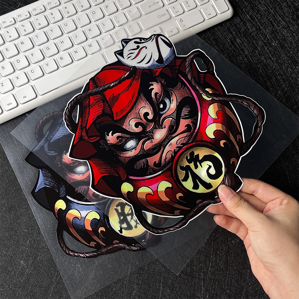 Ready Stock Dharma Car Stickers Japan Mobile Phone Stickers Locomotive ...