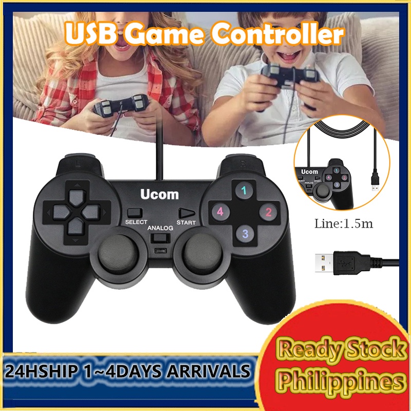 Games Joystick Gamepad PC Game Multifunctional USB Controller With ...