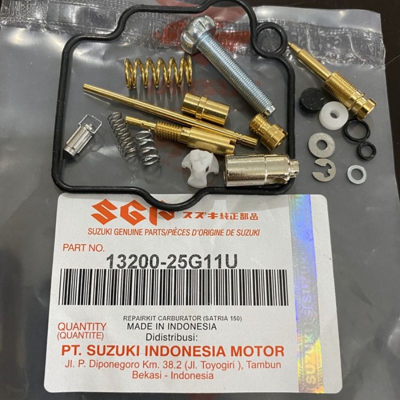 SUZUKI RAIDER 150 CARBURETOR REPAIR KIT GENUINE (SGP) | Shopee Philippines