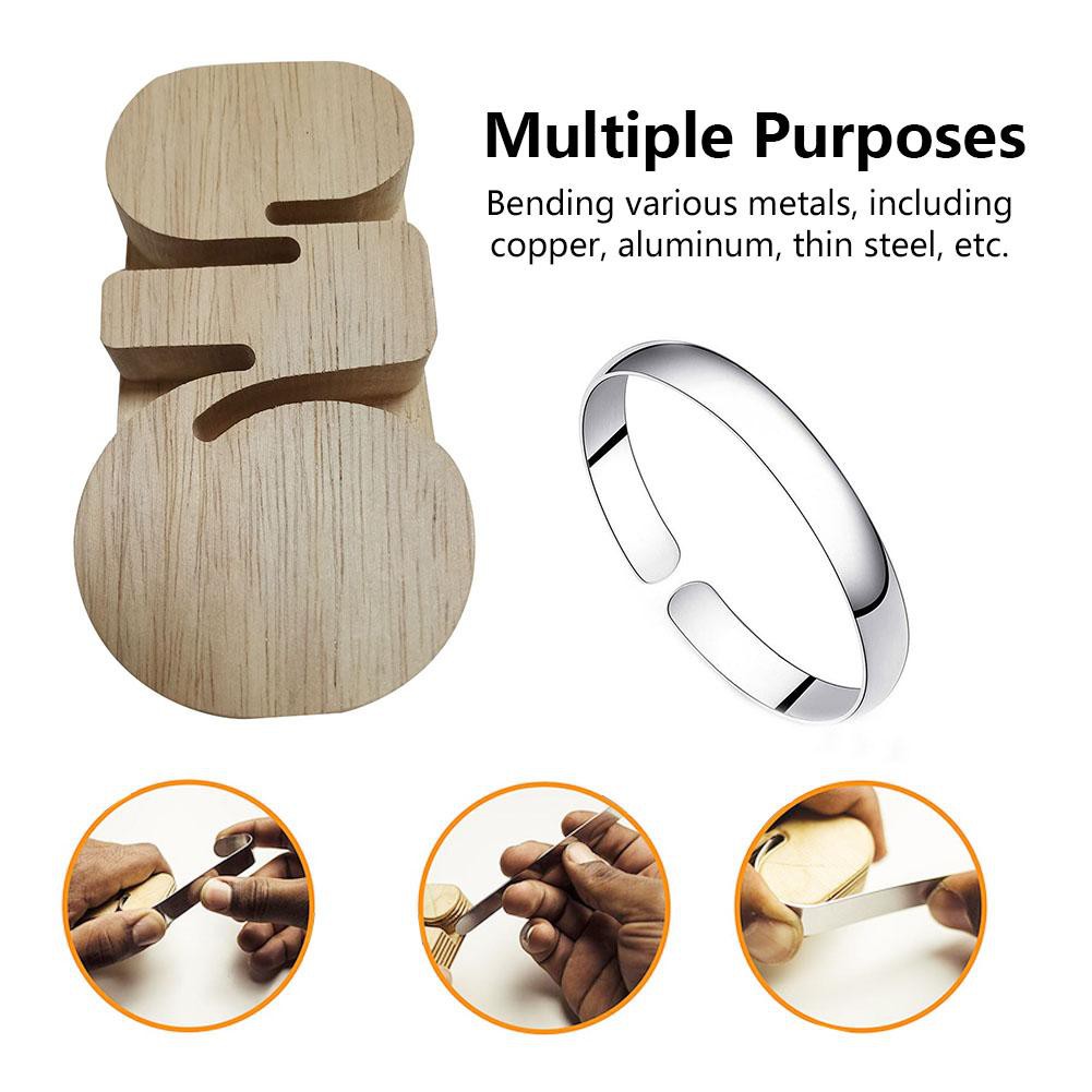 Serda Bracelet Bending Bar Kit Metal Bender Tool for Stamping and DIY ...