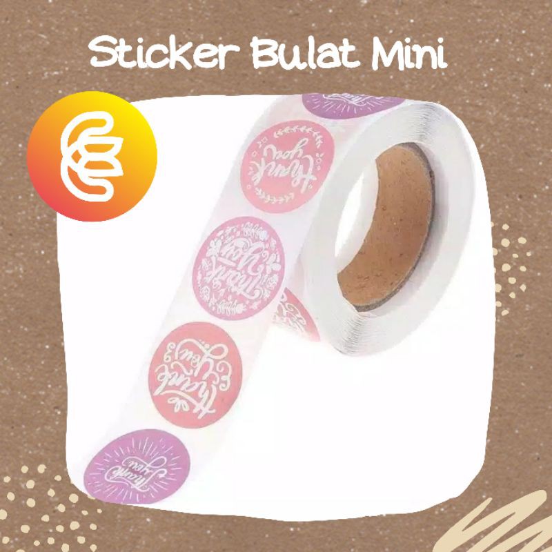 (100Pcs) Sticker roll/Round sticker/packaging sticker/label sticker ...