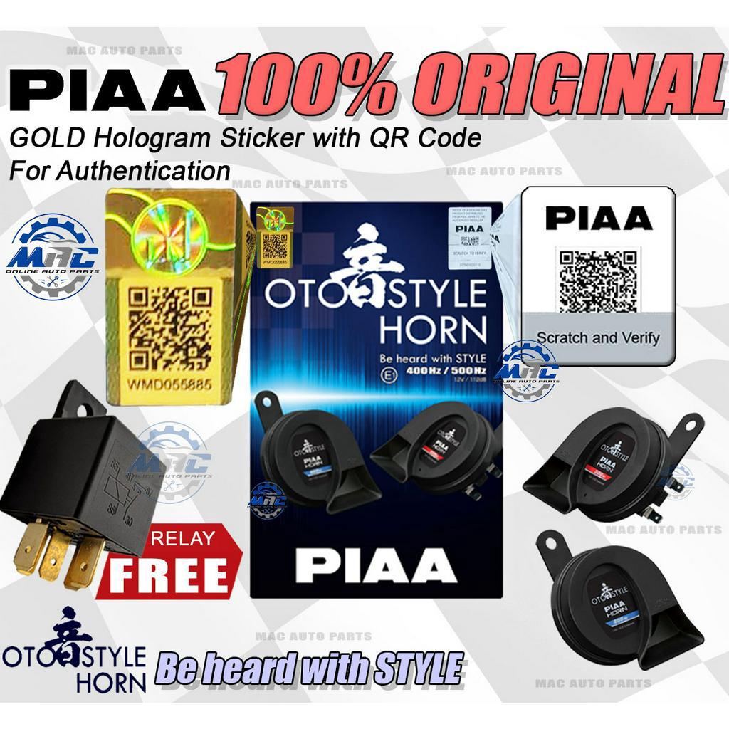 PIAA OTO STYLE HORN 100% ORIGINAL with HOLOGRAM STICKER 400Hz/ 500Hz or 390Hz/ 430Hz,POWER HORN ...