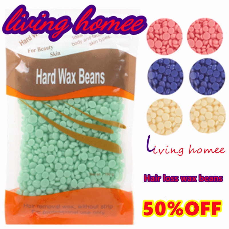 100g/300g Hard Wax Beans Pebble Wax Body Hair Removal | Shopee Philippines