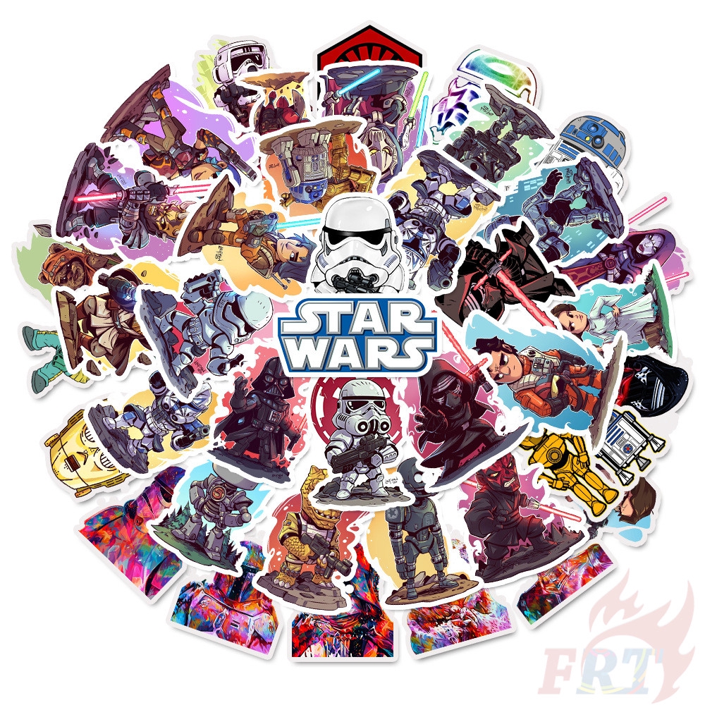 50Pcs/Set Star Wars Series 01 Stickers DIY Fashion Mixed Waterproof ...