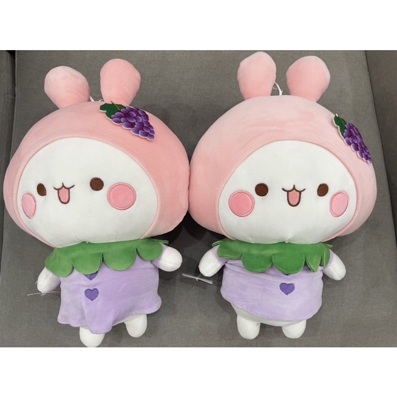 Super cute 35cm Grape Rabbit Teddy Bear | Shopee Philippines