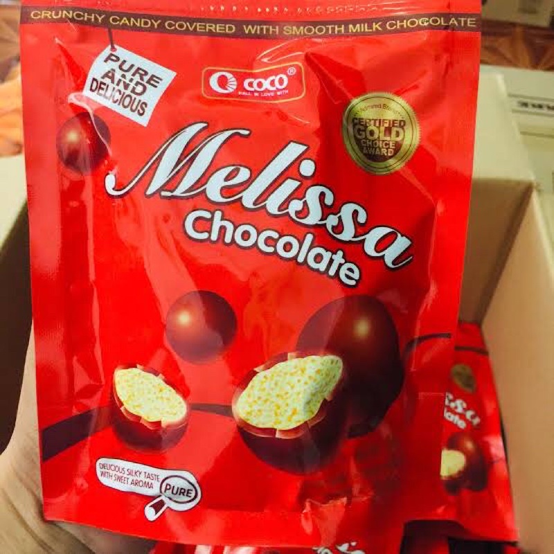 COCO MELISSA CHOCOLATE 100 GRAMS | Shopee Philippines