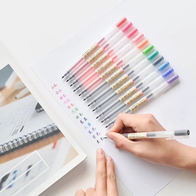 12 colors/set Minimalist Smooth Writing Gel Pen | Shopee Philippines