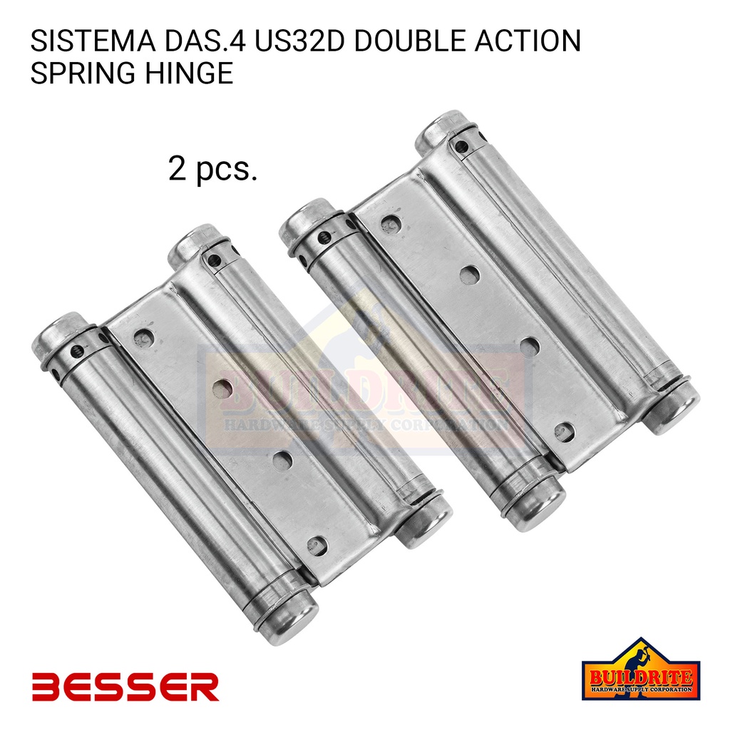 BESSER DAS.4.US32D 1pair SUS304 Stainless Steel Double Action Spring ...